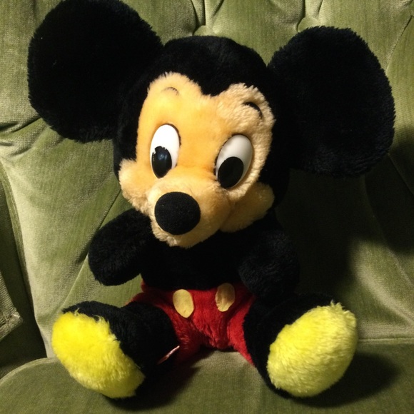 Disney | Toys | Vintage Mickey Mouse Plush | Poshmark